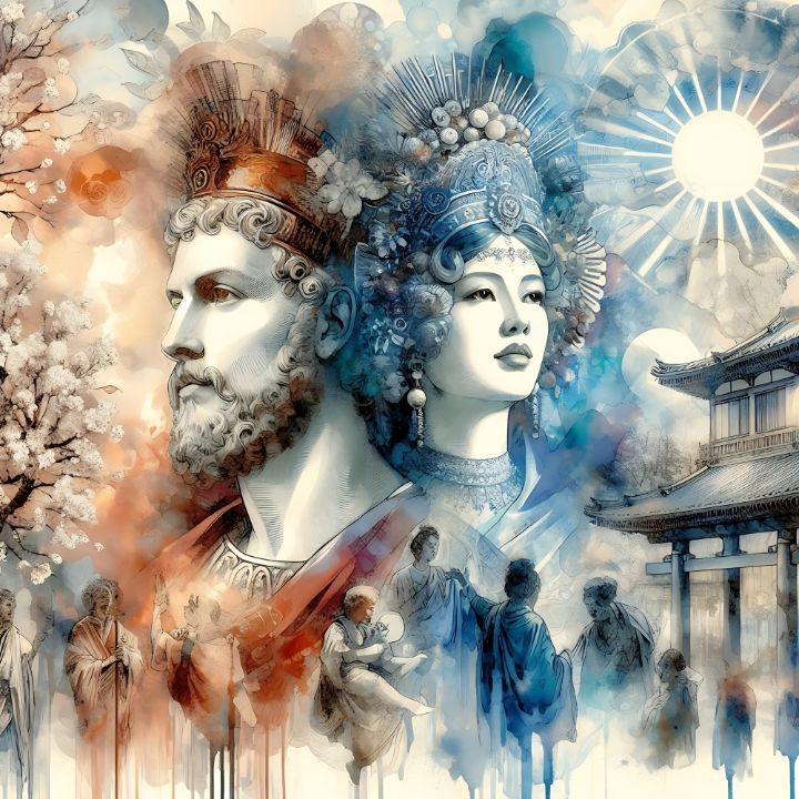Ancient Royal Couple - A.D. Digital Art - Paintings & Prints, People ...