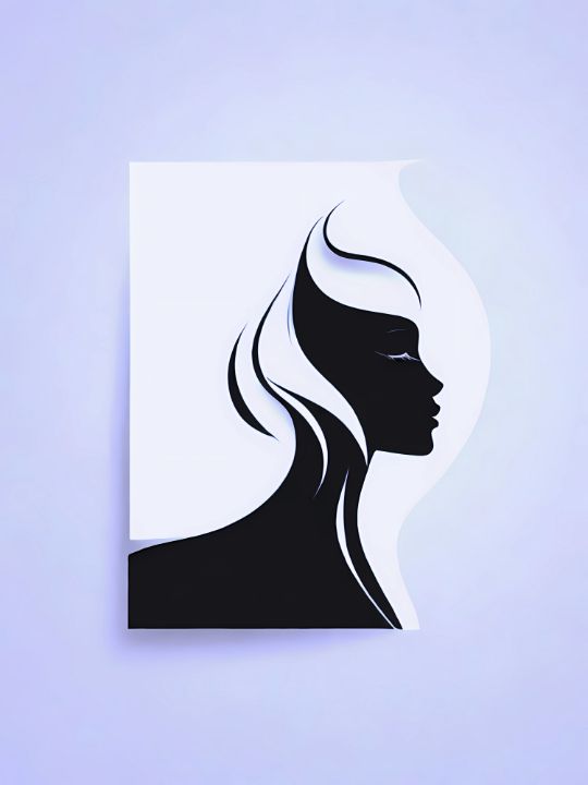 Minimal Illustration - Women Shape - A.D. Visual Digital Art - Digital ...