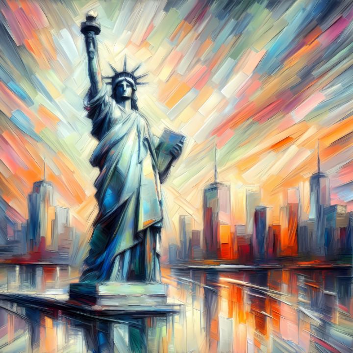 Liberty Statue NY - Creative Paint - A.D. Visual - Digital Art & AI ...