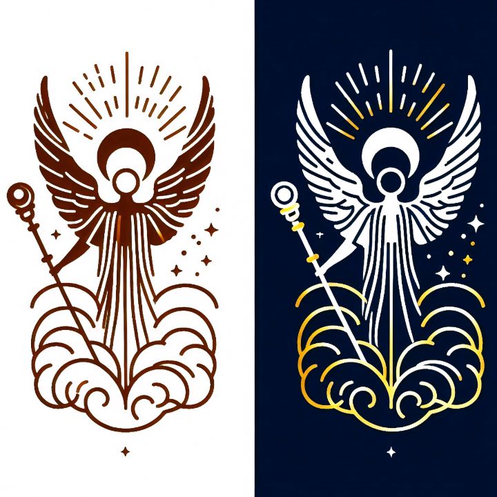 Angels in Contrast - Minimal - A.D. Visual Digital Art - Digital Art ...