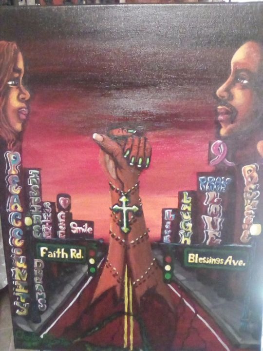 Faith Road - visual profiles by Charlie P - Paintings & Prints ...