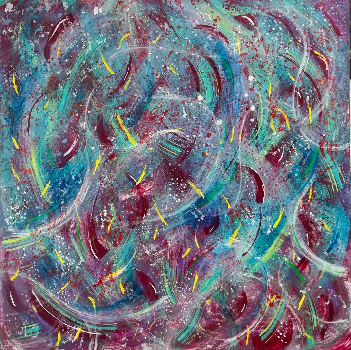 Winter Breeze - NIA - Paintings & Prints, Abstract, Movement - ArtPal