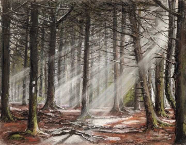 The Art Loeb Trail - Mike Wurman - Paintings & Prints, Landscapes ...