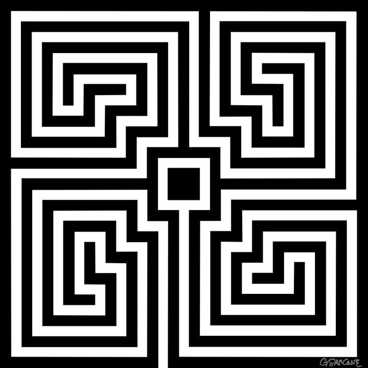 Labyrinthus - REALLUSION - Paintings & Prints, Abstract, Organic - ArtPal