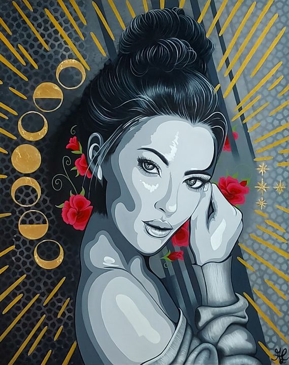 L'aura de Rose - Infigo art studio - Paintings & Prints, People & Figures, Female Form, Other ...