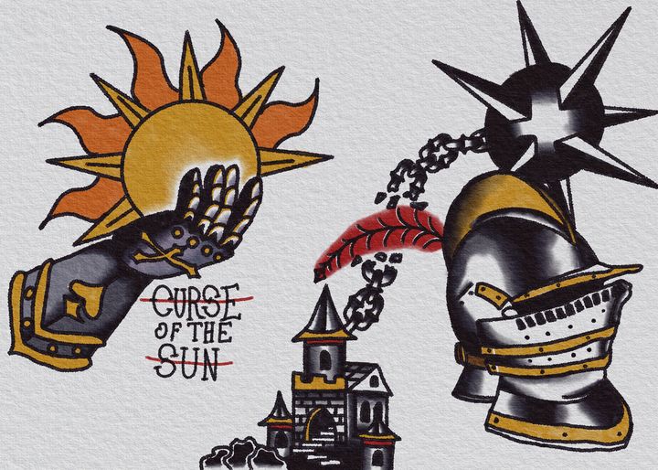 Medieval Flash Sheet - Gajendra Arjuna W. - Paintings & Prints, Fantasy ...