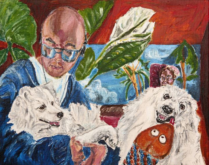 From one dog to another. - Ian Powell - Paintings & Prints, Animals ...