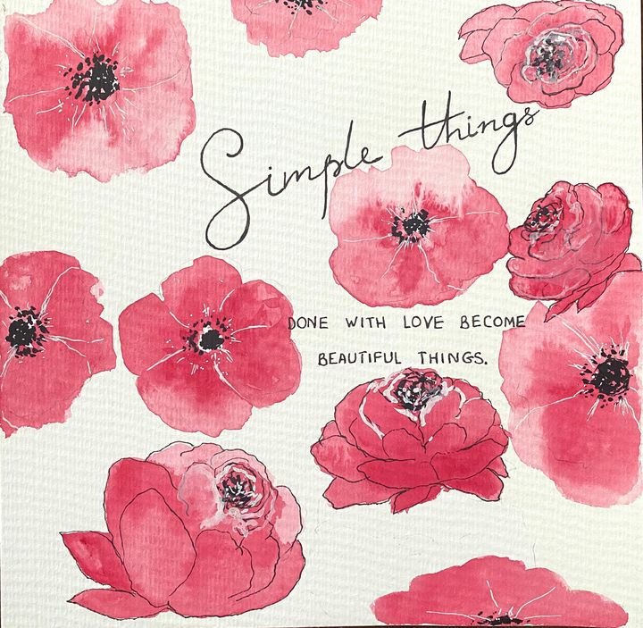 Simple Things - Art Alesia - Paintings & Prints, Flowers, Plants ...