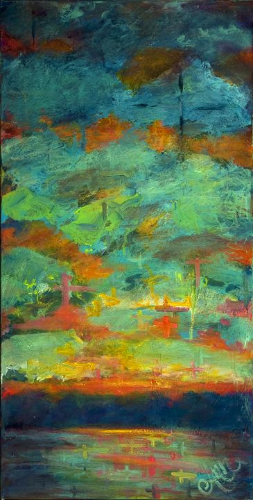 Carry Your Crosses - Decorative Impressions by Ann Lutz - Paintings ...