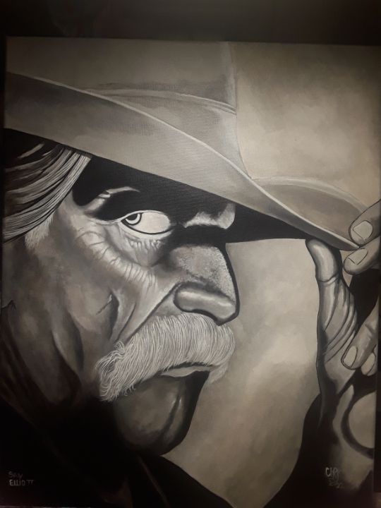 Tired cowboy - Chrisart64 - Paintings & Prints, People & Figures ...