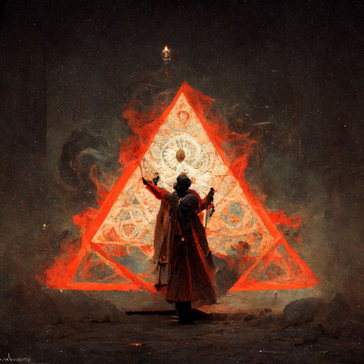Enflame Thyself in Prayer - From the Abyss - AI Art Gallery by Thelemic ...