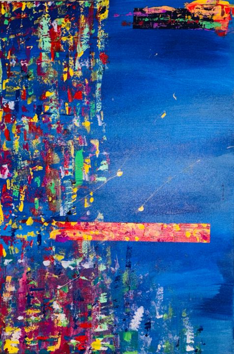 Collide - ParadigmRealm - Paintings & Prints, Abstract, Color - ArtPal