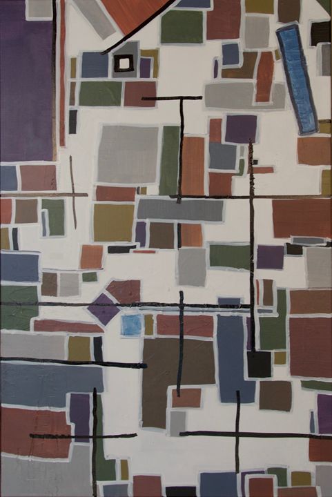 Arrivals - Kimberly Snowden - Paintings & Prints, Abstract, Geometric ...
