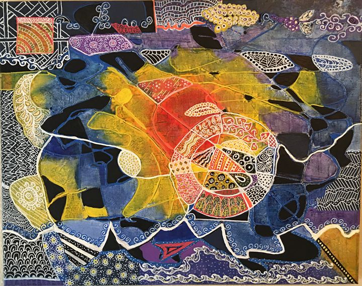 Sol Inspiration - Kimberly Snowden - Paintings & Prints, Abstract ...