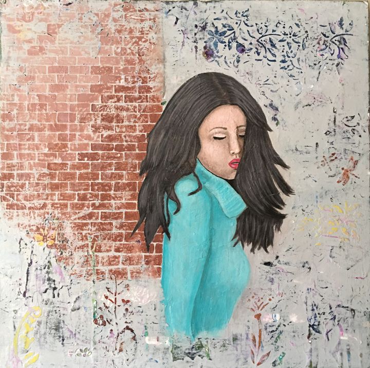 Don't Look Back - Kimberly Snowden - Paintings & Prints, Abstract ...