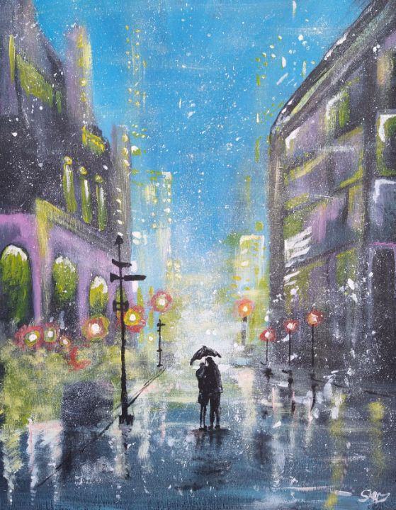 Introspection - Paintings & Prints, Drawings & Illustration