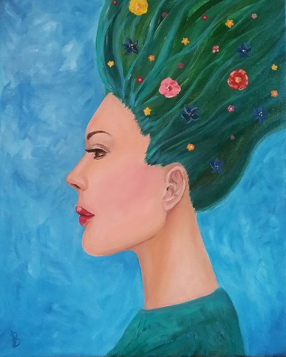 Spring Original oil painting - Nika_art - Paintings & Prints, People ...