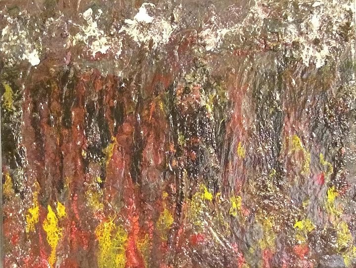 Smoke from the Trees - Stubborn Poem - Paintings & Prints, Abstract ...