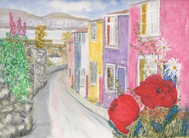 Village Lane, The Mumbles - Debbie Pain, Spellbound Art & Sculptures ...