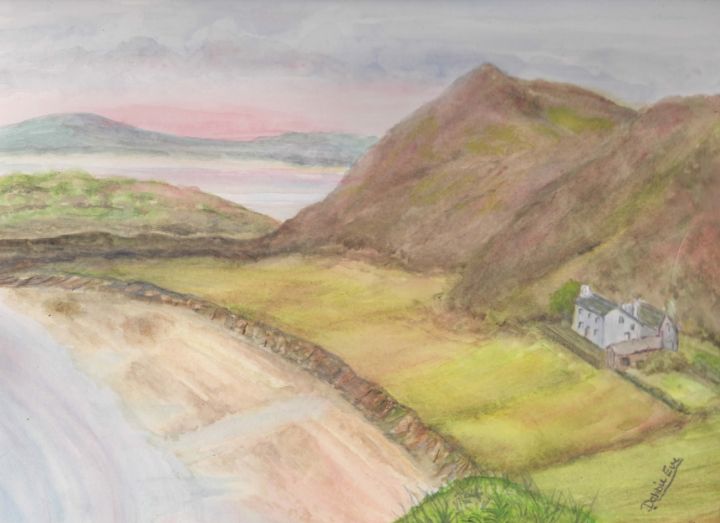 Rhossili Bay III - Debbie Pain, Spellbound Art & Sculptures - Paintings ...