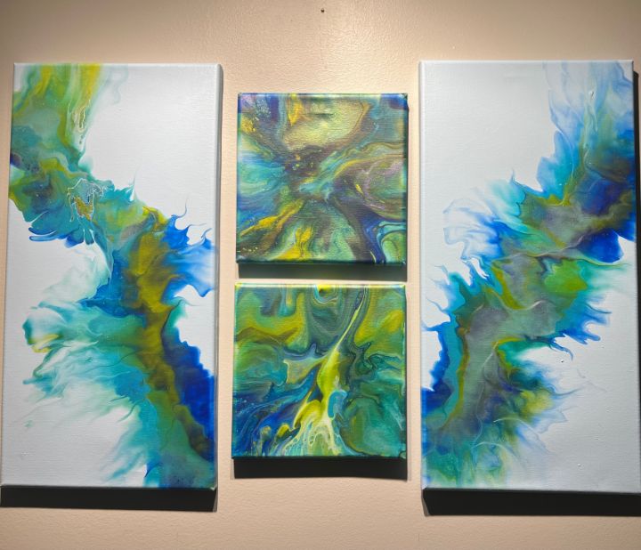 Blue Streak - Pathway Art Design - Paintings & Prints, Abstract, Other ...