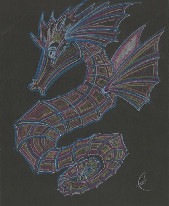 Seahorse - Ian Farrell Crawford - Drawings & Illustration, Animals ...