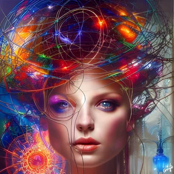 Focus the Thoughts - AiCorujaArt - Digital Art & AI, People & Figures ...