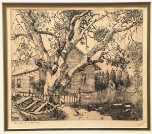 The Net Mender - spaceforabe - Paintings & Prints, Landscapes & Nature ...