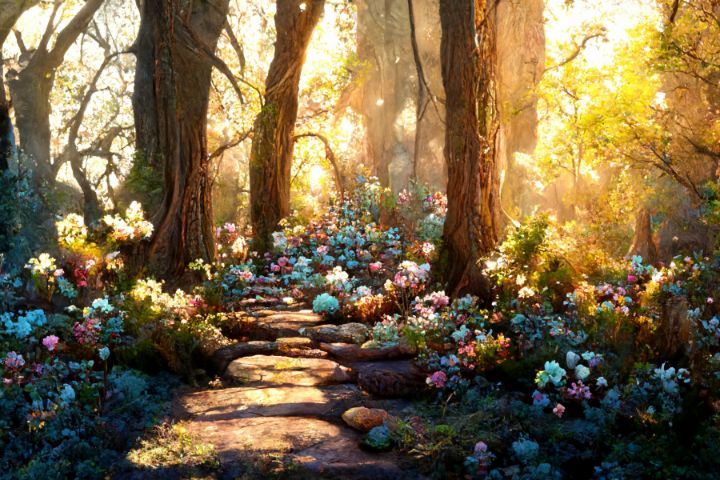magical forest - Fine_Arts - Digital Art, Landscapes & Nature, Forests ...