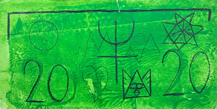 20 green banknote - W.E.N. - Paintings & Prints, Humor & Satire, Money ...