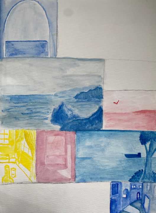 Fragmented reality n5 - W.E.N. - Paintings & Prints, Landscapes ...