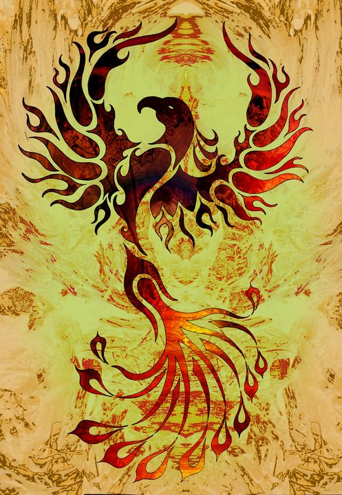 Powerful Phoenix - Robert Ball Fine Art & Photography - Digital Art ...