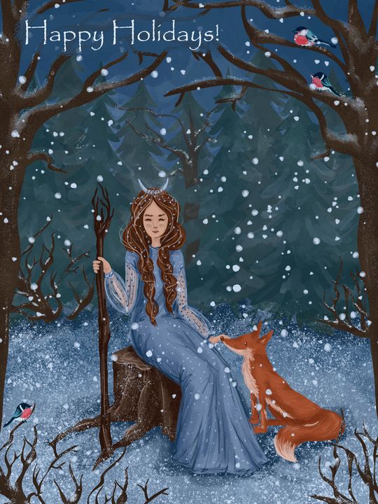 Magic Forest Illustration - irinarakyta - Drawings & Illustration ...