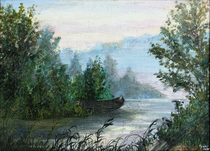 Daylight - Grinya - Paintings & Prints, Landscapes & Nature, Lakes ...