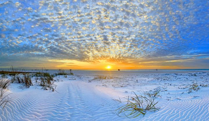AMI Bean Point Sunset Florida - Russell Cusick Gallery - Digital Art ...