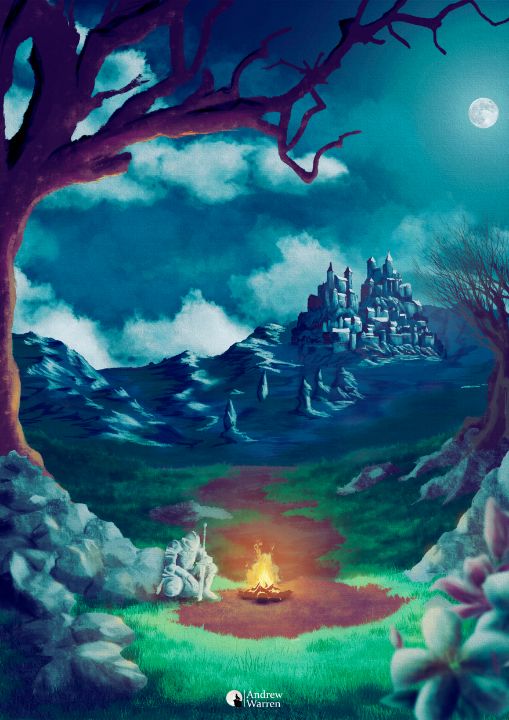 Moonlight - Andrew Warren - Drawings & Illustration, Fantasy ...