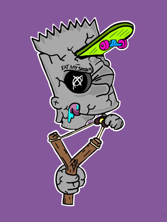 OX SIMP BART - Meatless Dog - Digital Art & AI, Entertainment ...