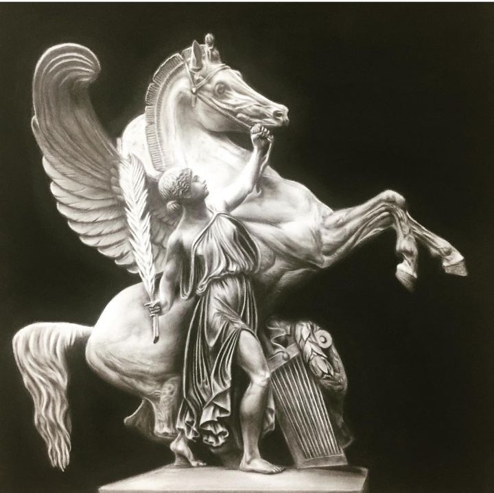 Pegasus - Golnoushartgallery - Paintings & Prints, People & Figures ...