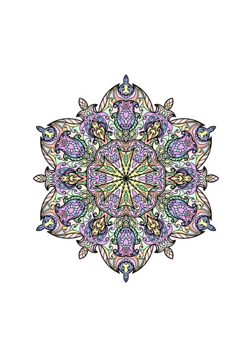 Diseño de mandala - GarVil Digital - Paintings & Prints, Abstract ...