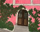 Pink Building in Bahamas - Marsha’s Creative Corner - Paintings ...
