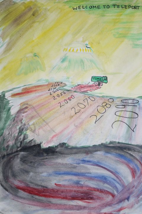 The Time Teleporter - VedNig - Paintings & Prints, Places & Travel ...