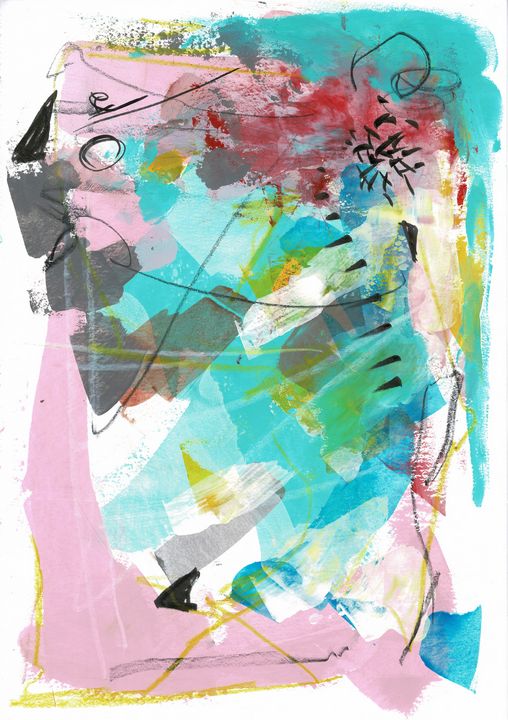 Sea Earth Sky - Andra Stan - Paintings & Prints, Abstract, Color - ArtPal