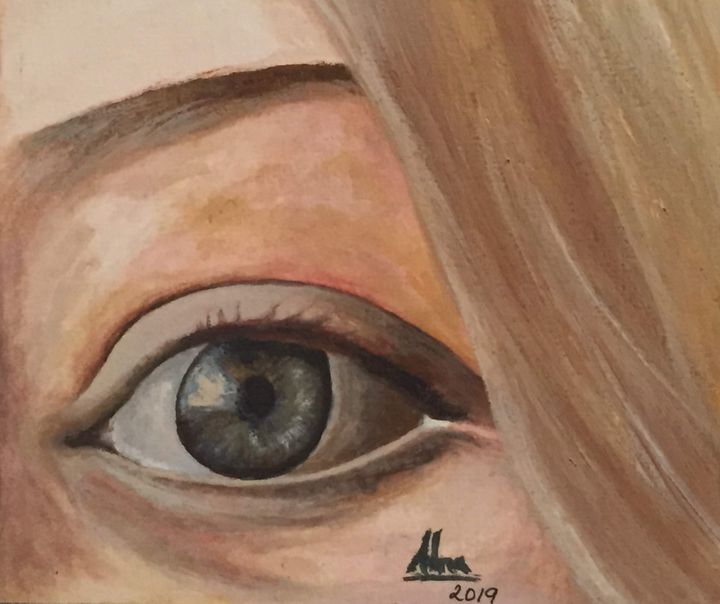 Eyes - ALNA TONY - Paintings & Prints, People & Figures, Female Form ...