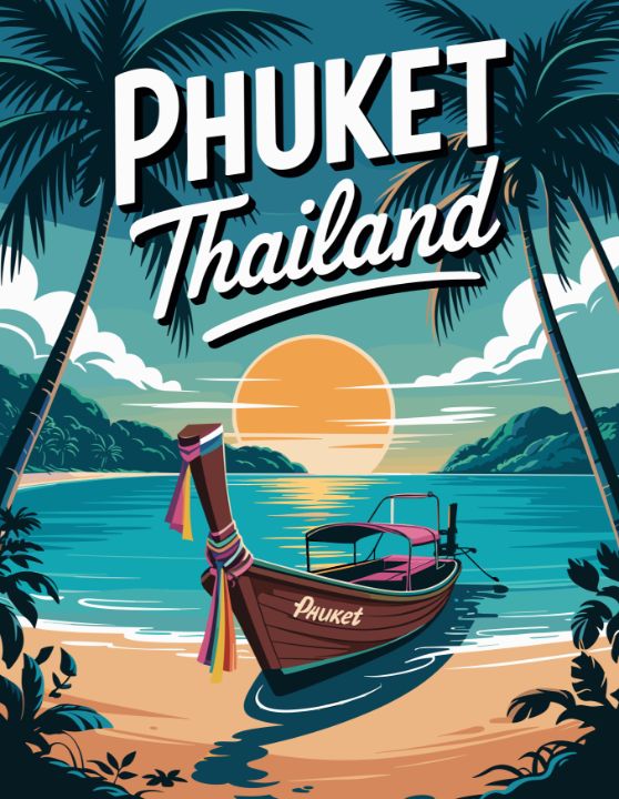 Phuket Beach, Thailand paradise - Mixed and Remixed - Drawings ...