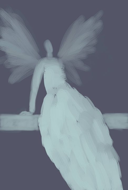 Resting Angel - SoulCraftZone - Paintings & Prints, Religion ...