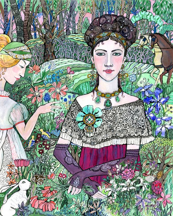 Laces - Oksana Ivanik - Paintings & Prints, People & Figures, Past ...