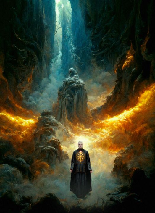 Wizard in the Mist - Aaron Acevedo - Digital Art & AI, Fantasy ...