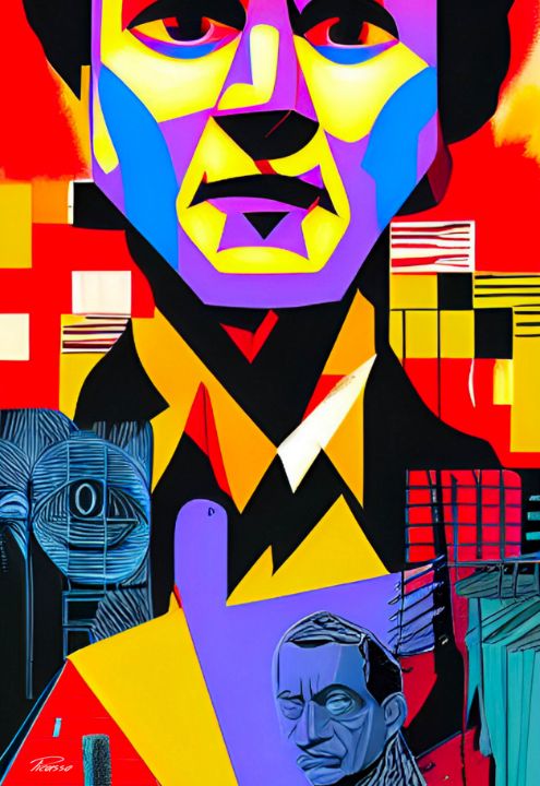 Discordia Abstract 012 Print - Grim Picasso Fine Art Gallery ...