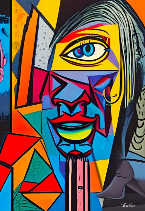 Discordia Abstract 014 Print - Grim Picasso Fine Art Gallery ...