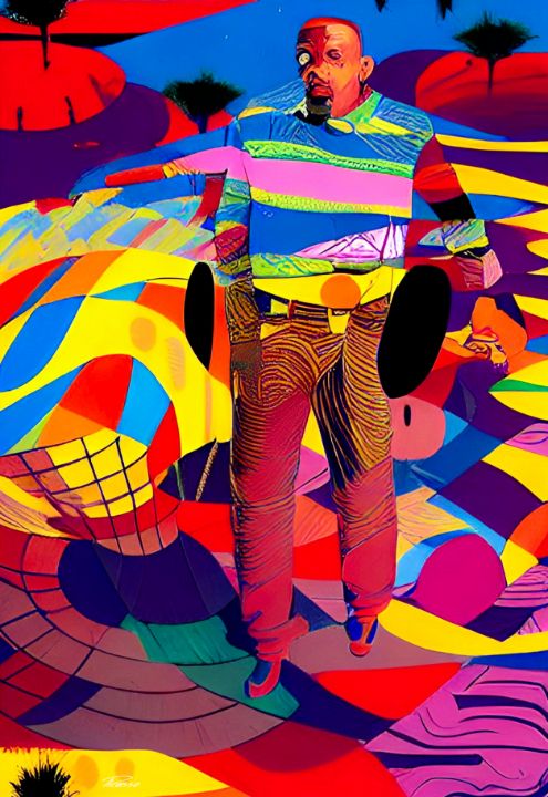 Discordia Abstract 024 Print - Grim Picasso Fine Art Gallery ...